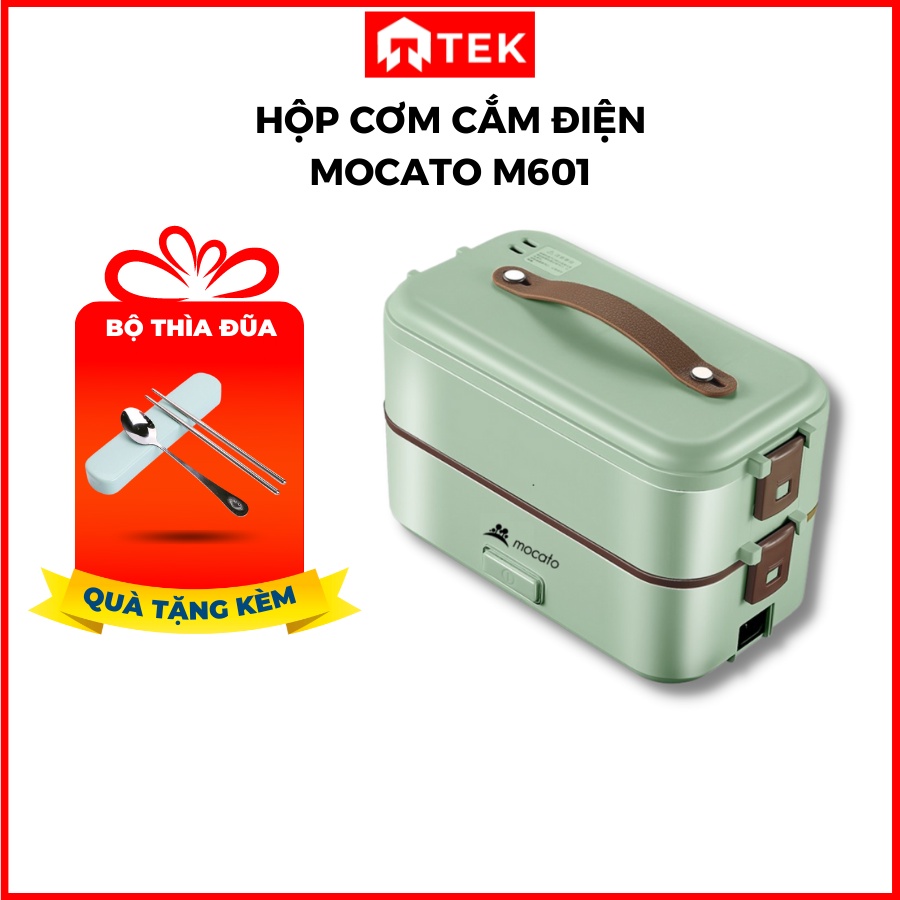 Mua Hộp cơm cắm điện Mocato M601 inox 304 cao cấp, nồi nấu đựng cơm 2 ...