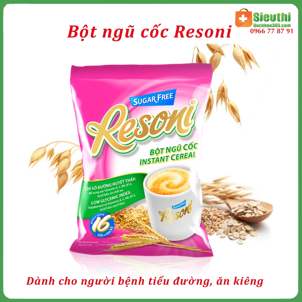 Mua Bột ngũ cốc Resoni cho người tiểu đường ăn kiêng túi 400g Siêu Thị ...