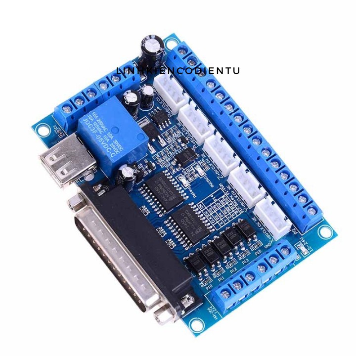 Mua Mạch CNC BOB Mach3 LPT ( Mạch 5 Axis Breakout Board Mach3) Có Kèm ...