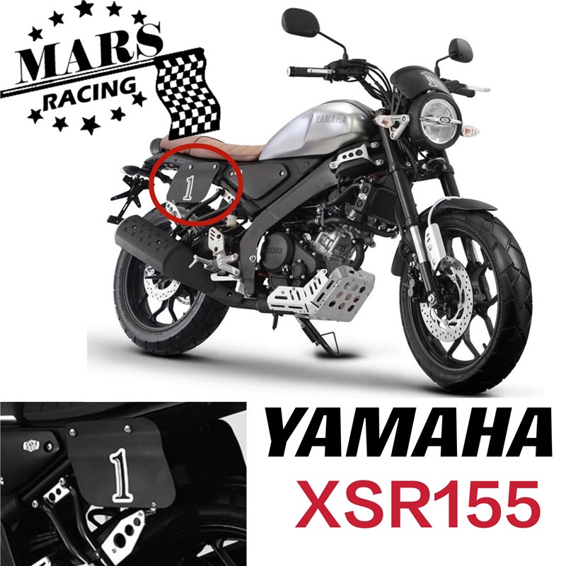 Phụ kiện xe máy racer cafe Plat body samping side no. PLACA với số ...