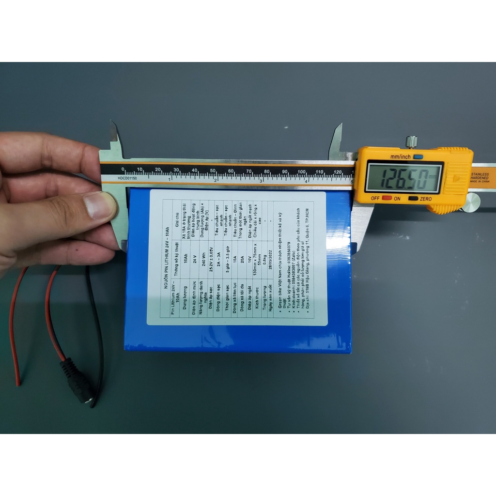 Mua Pin Lithium 24V-10Ah Hệ 6S dòng xả 10A sạc đầy 25.2V, ứng dụng ...