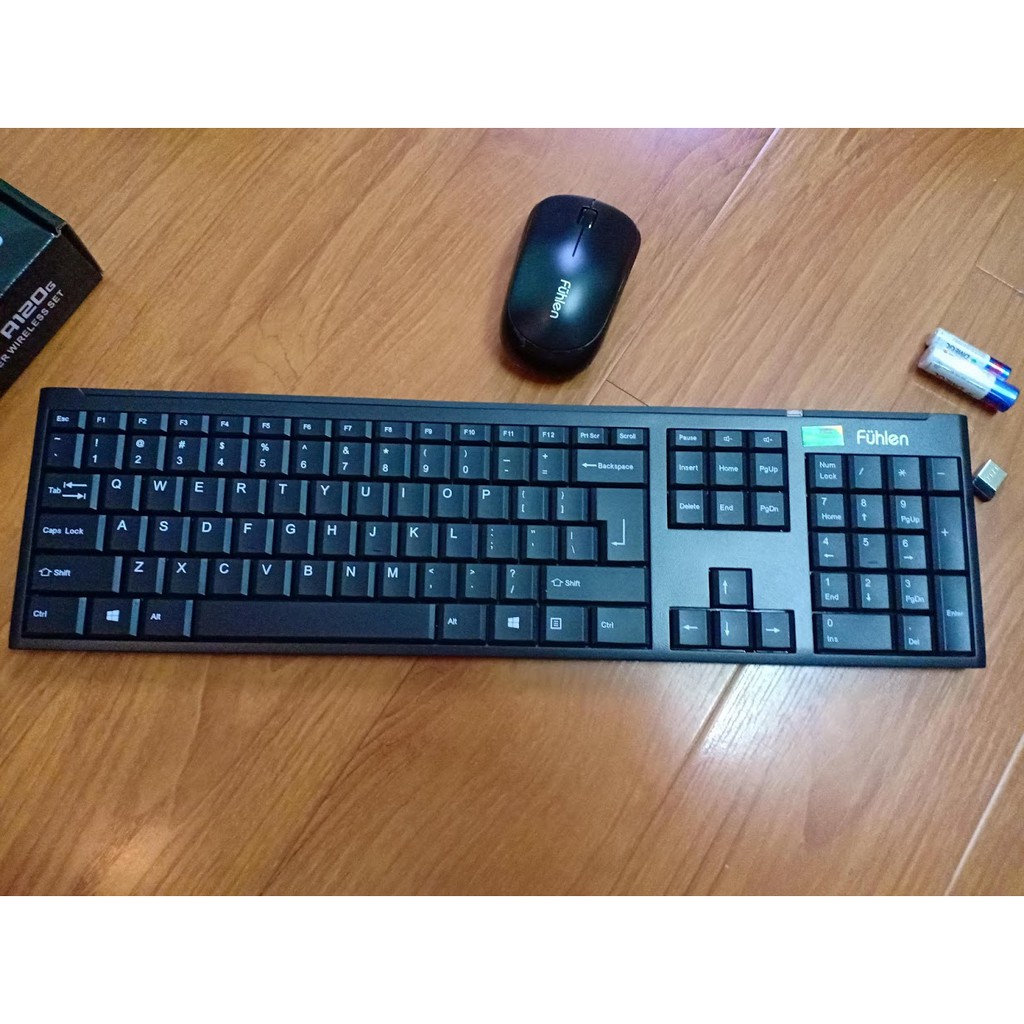 Bộ bàn phím và chuột không dây Fuhlen A120G | Shopee Việt Nam