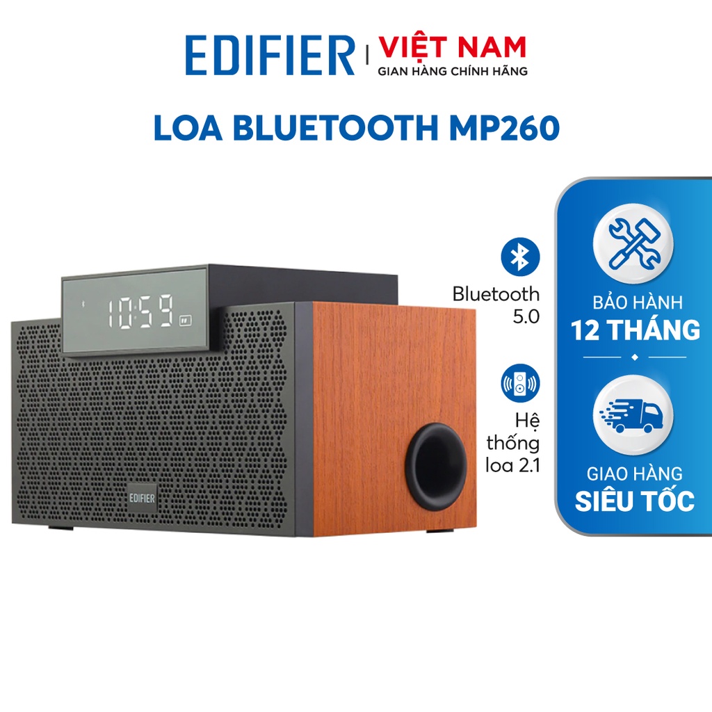 Mua Loa Bluetooth EDIFIER MP260 Kèm đồng hồ báo thức Màn hình đèn LED ...
