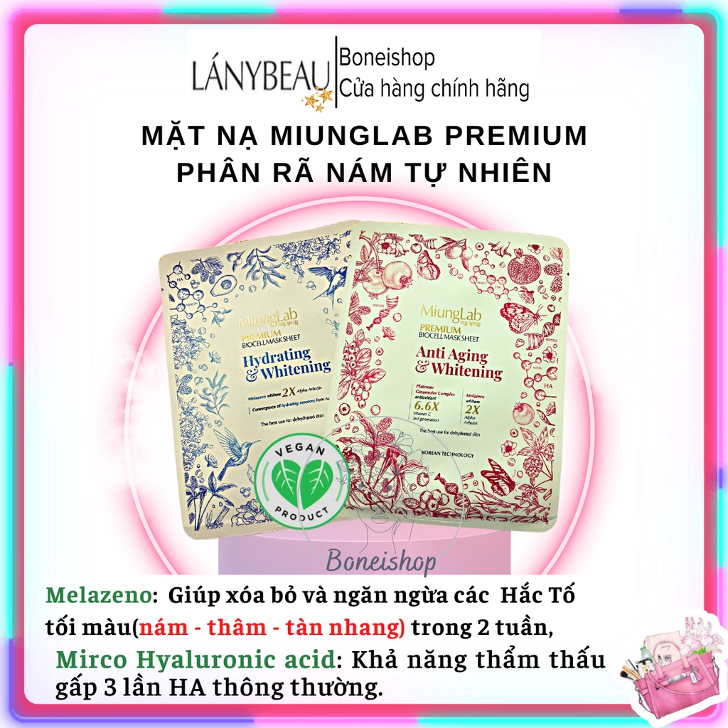 Mặt Nạ Biocell Miung Lab lên men từ nước dừa tươi | Shopee Việt Nam