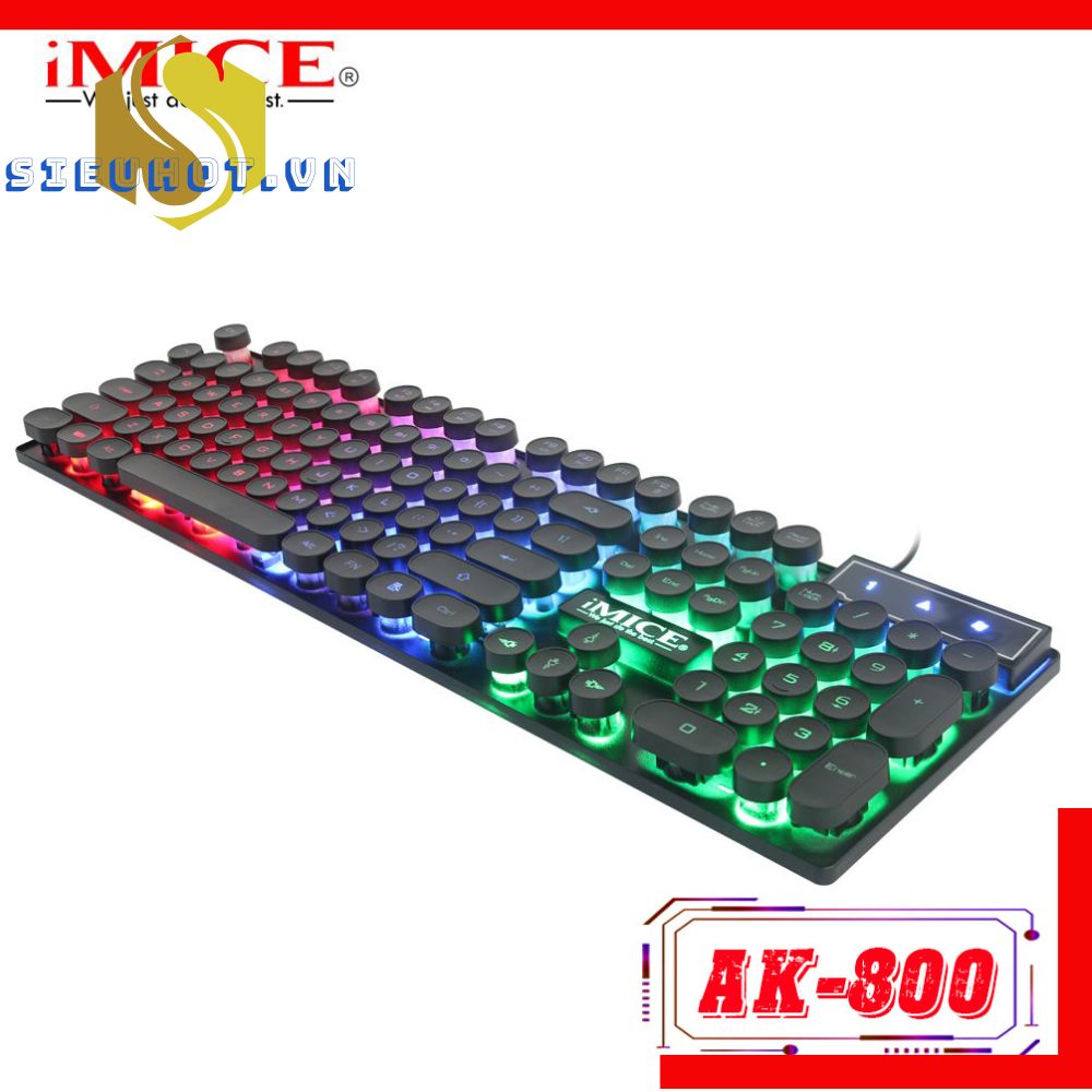 Mua Bàn Phím Có Dây Máy Tính IMICE AK800 Led Gaming Giả Cơ Keyboard Pc ...