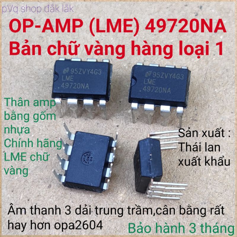 Mua Bộ tiền khuếch đại op-amp kép chữ vàng lme49720na ic lme49720 na ...