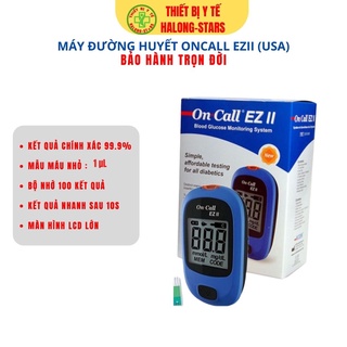 Máy đo, thử đường huyết Acon On Call EZII (USA), máy test tiểu đường ...