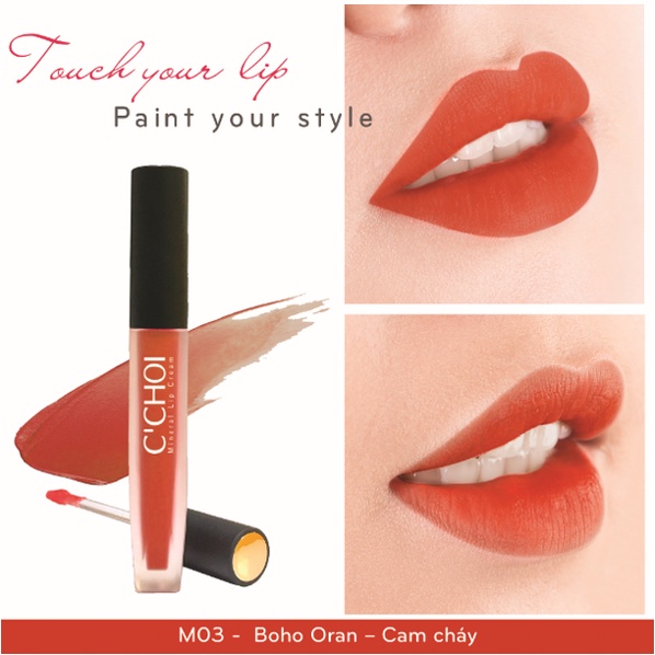 Son Kem Khoáng Mineral Cream Boho Oran M03 (Cam Cháy) | Shopee Việt Nam
