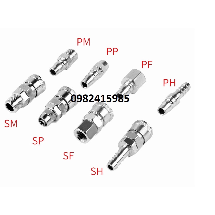 Mua Đầu nối nhanh đầu bi dây hơi khí nén- Khớp nối nhanh máy nén khí ...