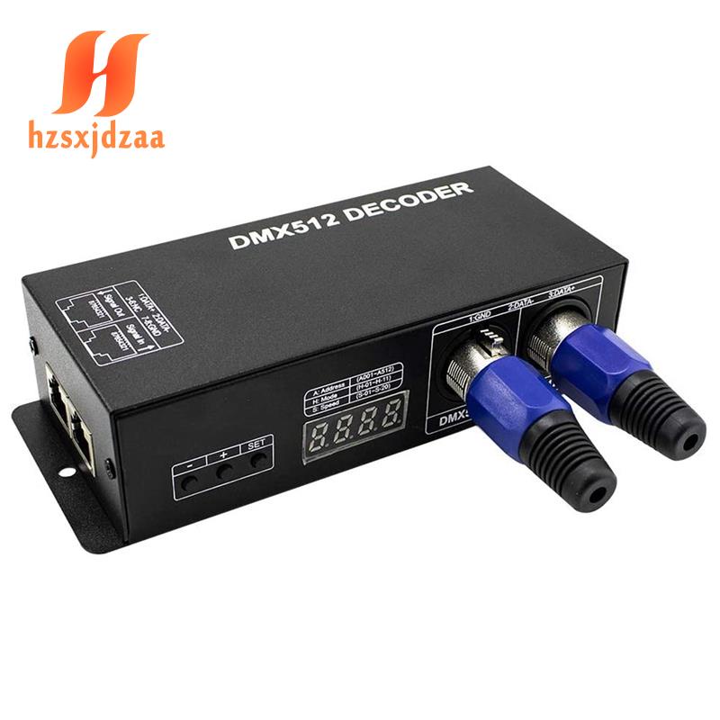 Bộ Điều Khiển Đèn LED DMX 512 DC12V-24V Cho Dây Đèn LED Rgb 3 Kênh ...