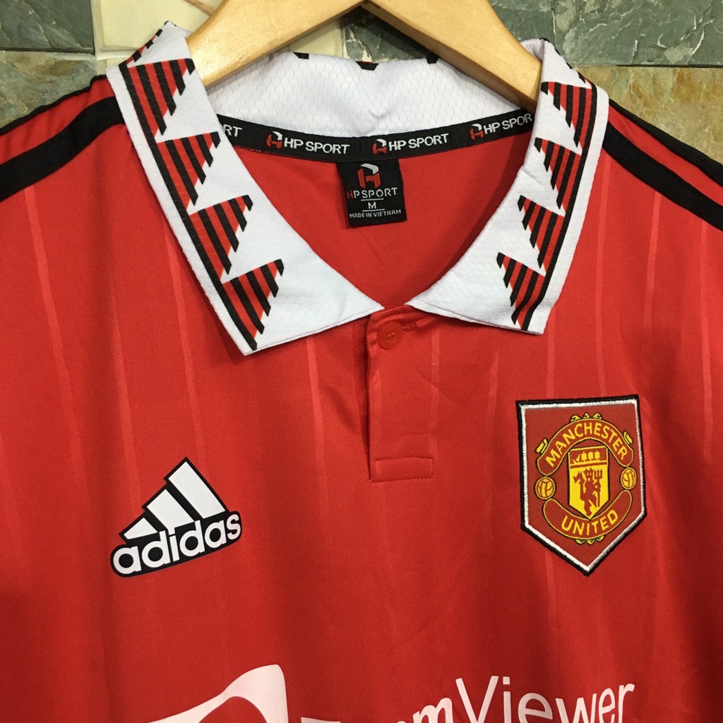 Mua Bộ Quần Áo Đá Bóng CLB MU Manchester United Màu Đỏ Có Cổ Sân Nhà ...