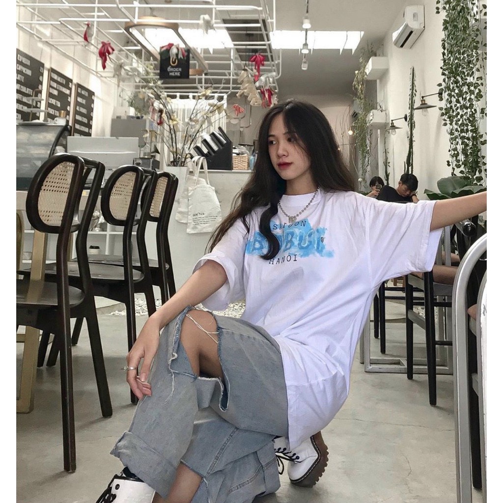Áo Thun Nam Nữ Local Brand BOBUI Đám Mây Tay Lỡ Oversize Unisex Full ...