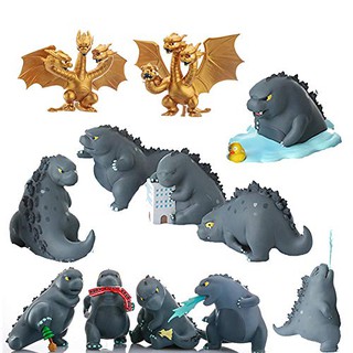[FMSHOPVN] FIGURE CHIBI FAT GODZILLA SET 12 MÔ HÌNH NHÂN VẬT QUÁI VẬT ...