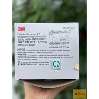 { Hàng chính hãng} Khẩu Trang 3M 9502+N95 HÀNG CHÍNH HÃNG 3M , ngăn Bụi ...