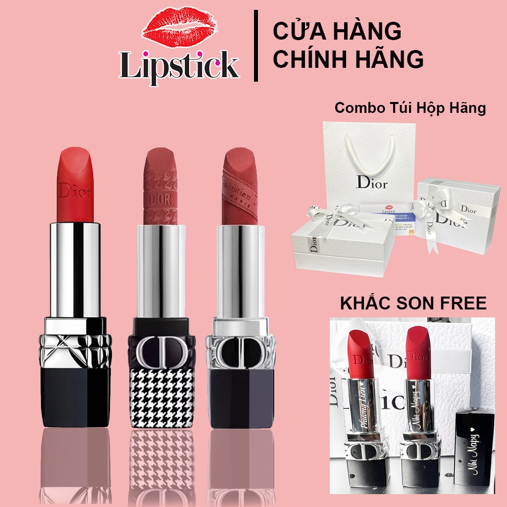 Mua Son Dior Rouge 999 Matte Màu Đỏ Tươi , satin, velvet full size ...