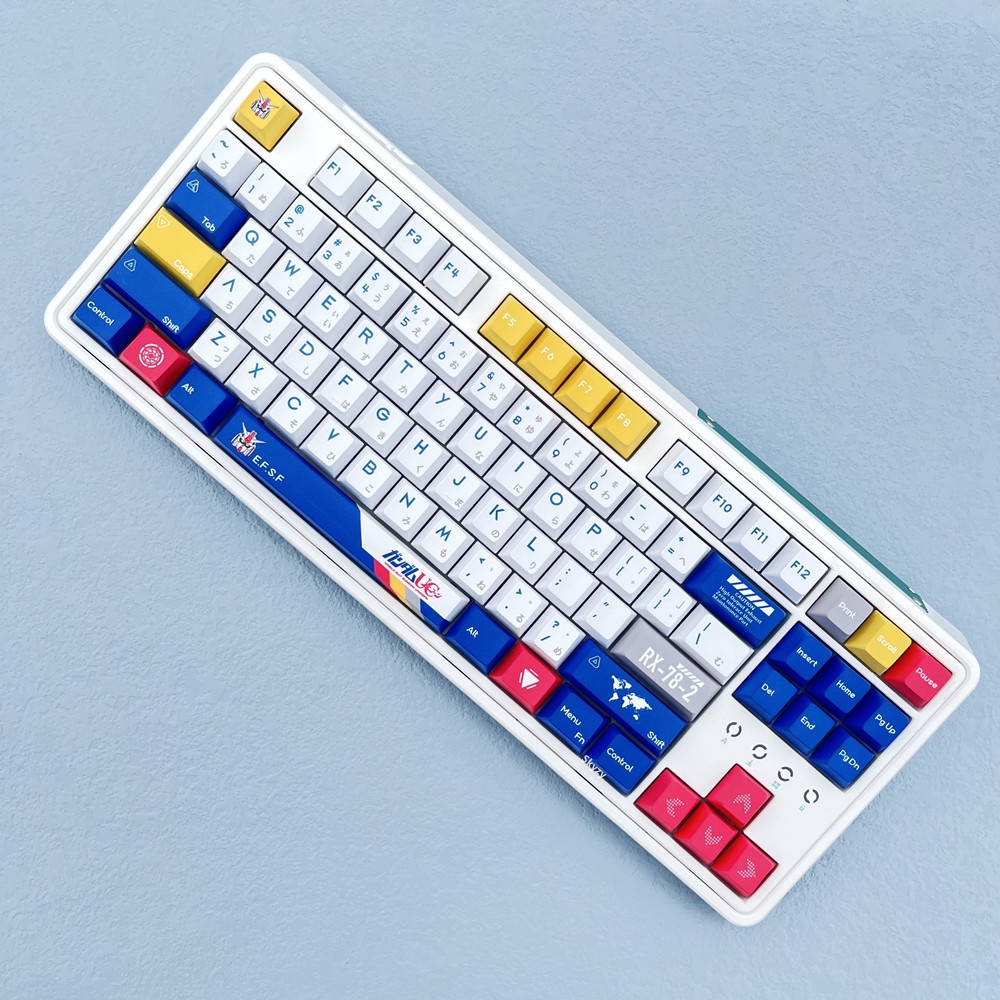 Mua 133 Phím GUNDAM Keycap Cherry Profile Anime PBT DYE-SUB Bàn phím cơ ...