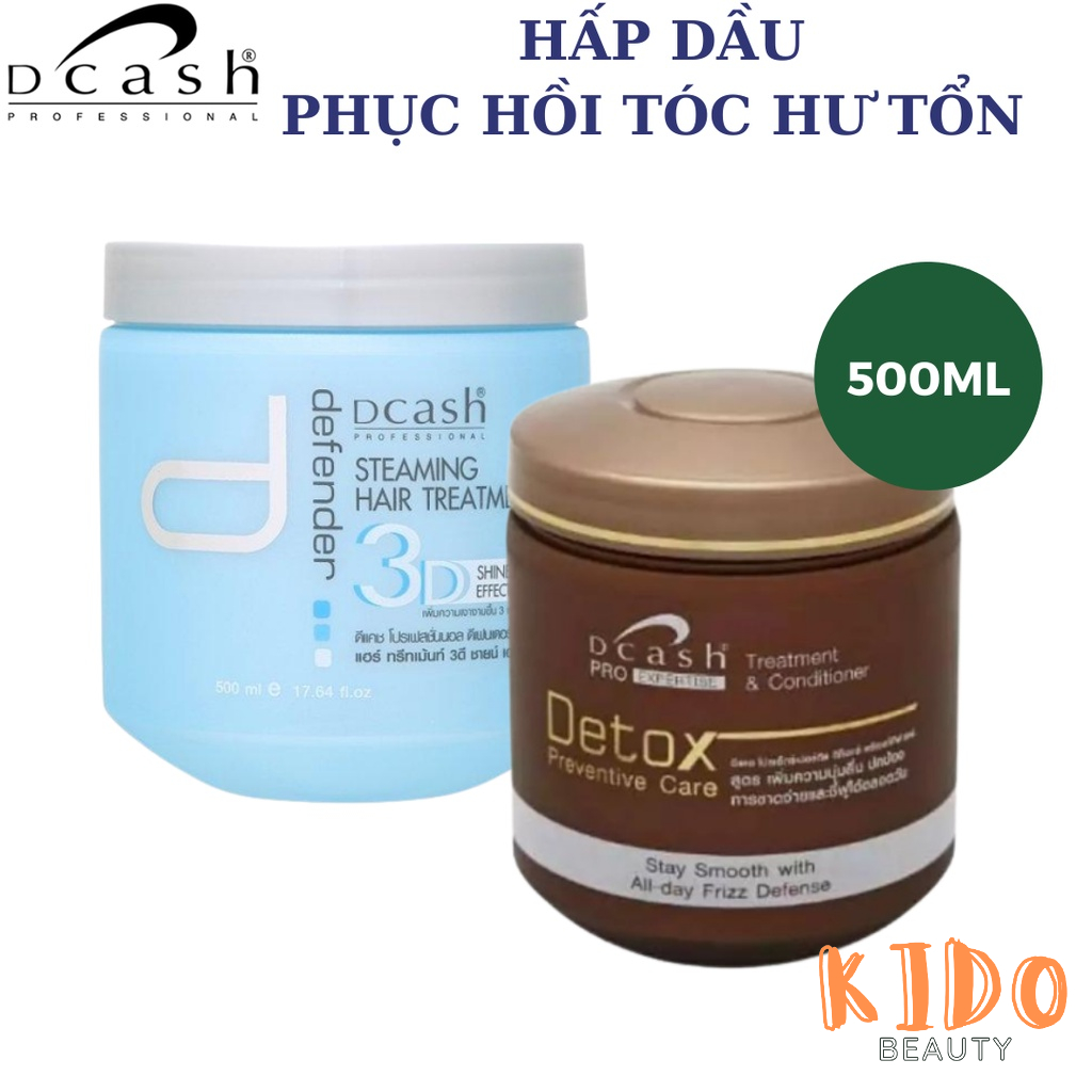 Mua Hấp dầu DCASH Detox Preventive / 3D Defender 500ml (Nâu / Xanh ...