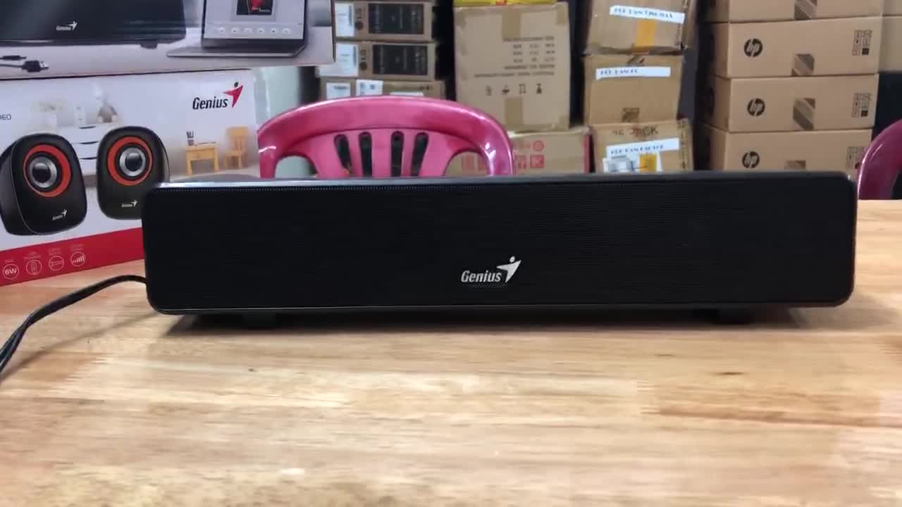 Loa Vi Tính ⚡Free Ship⚡ LOA GENIUS Soundbar 100 USB - Âm Thanh Trầm ...