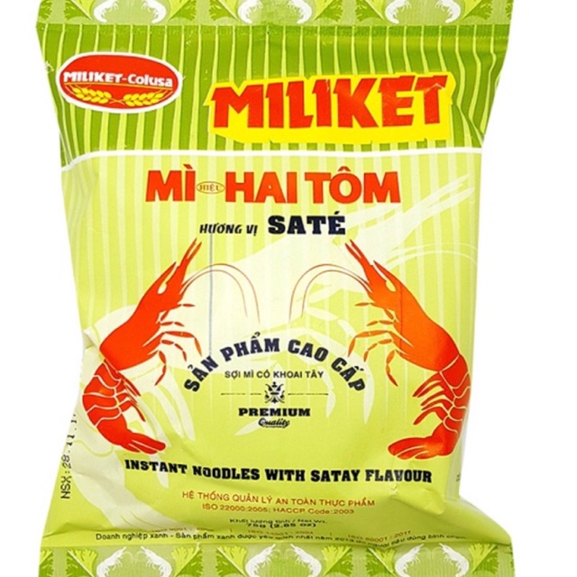1 thùng 30 gói mì gói ăn liền cao cấp Miliket sợi khoai tây | Shopee ...