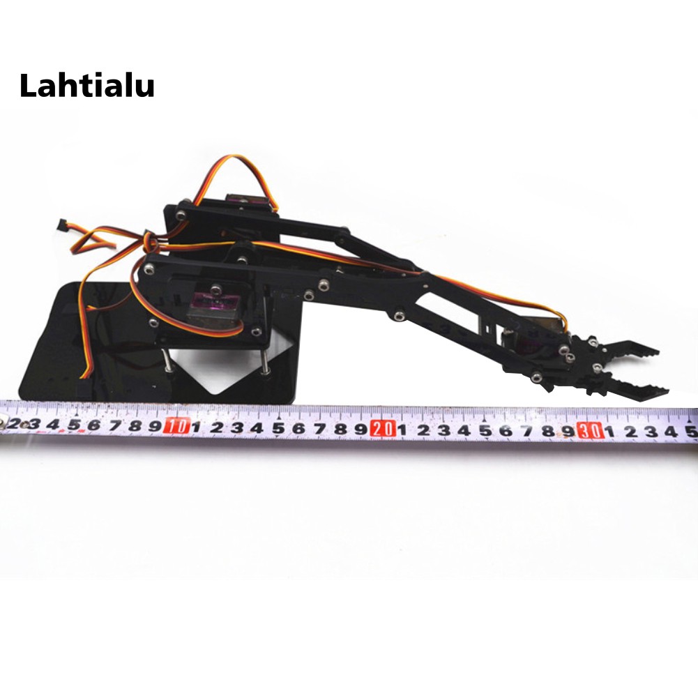 Lahtialu Acrylic Mechanical Robot Arm Claw Clamp DIY Assembly ...