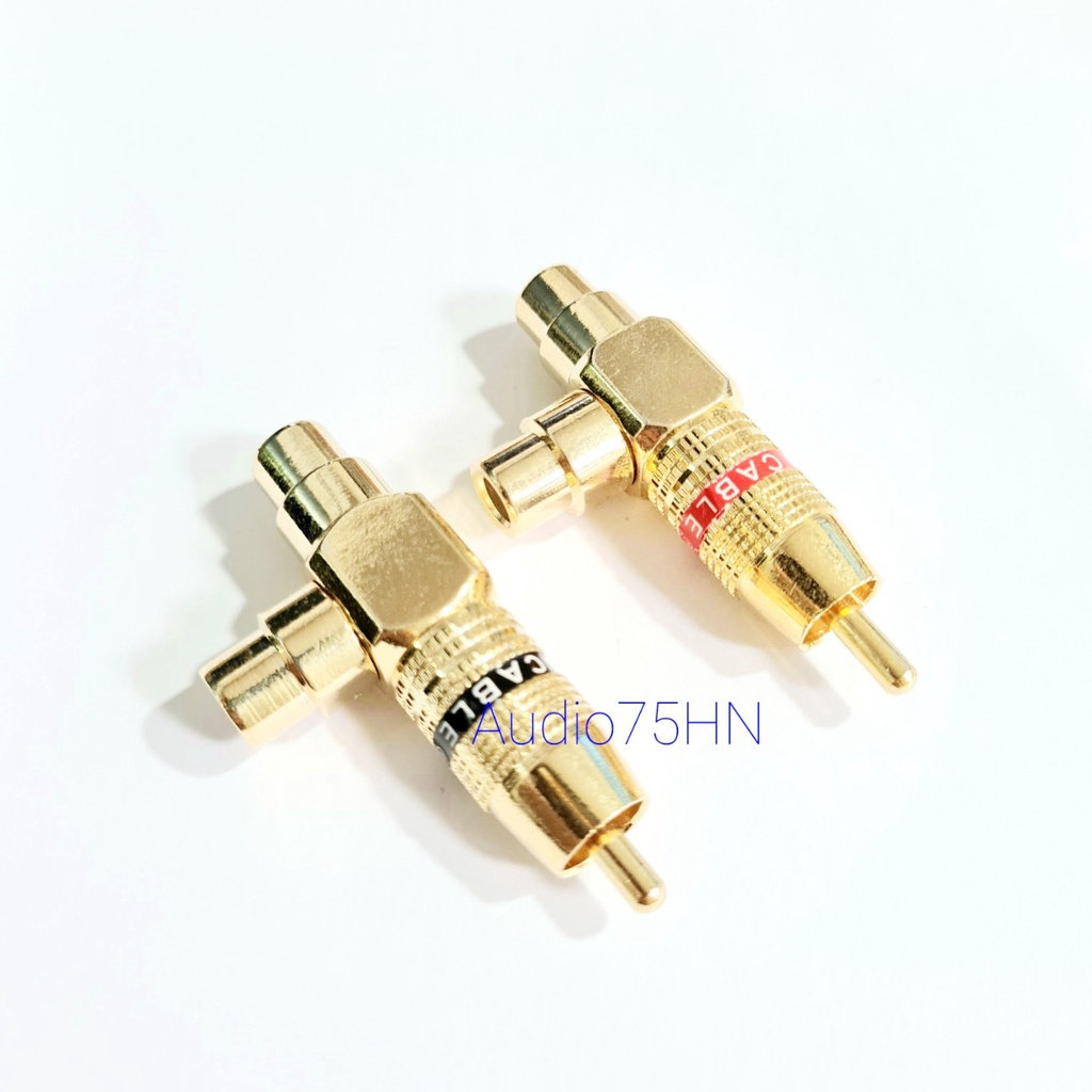 Mua Bộ 02 Jack Chia AV 1 ra 2 chữ T Monster cao cấp, Jack hoa sen vuông ...