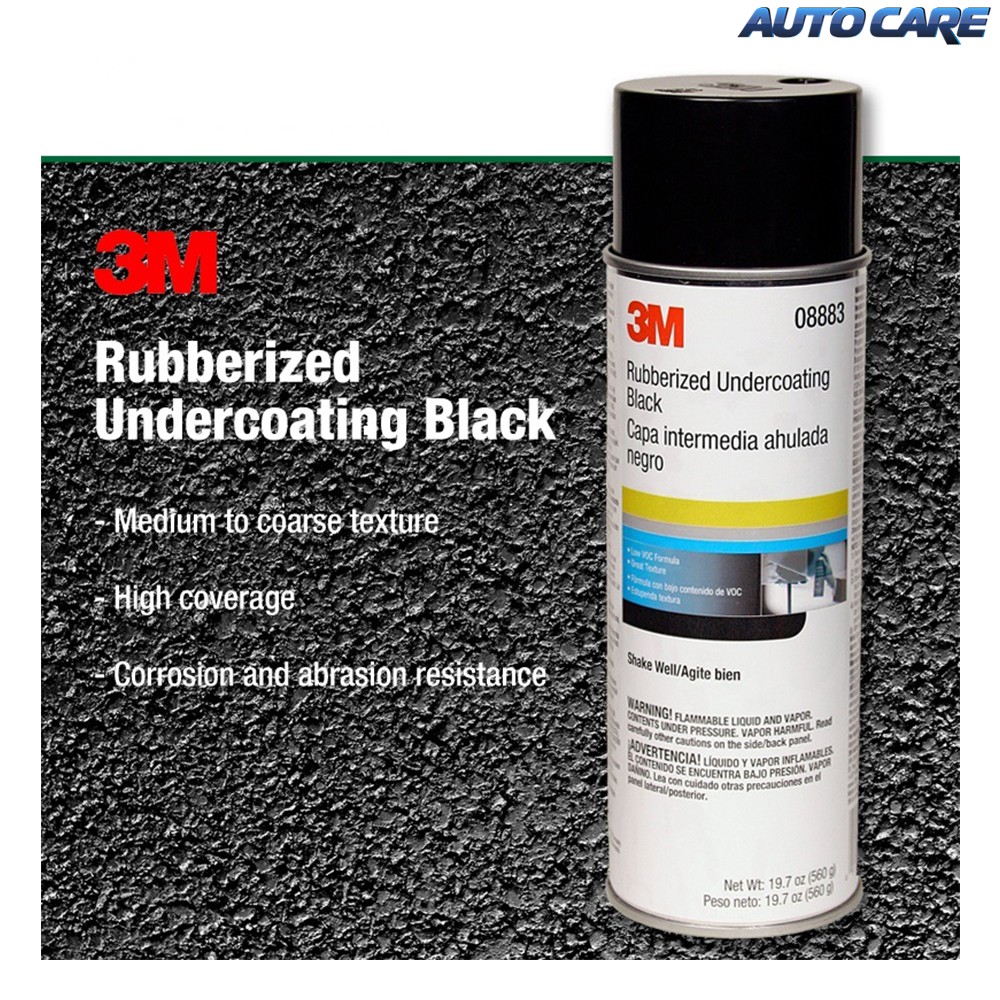 Sơn Phủ Gầm Chống Ồn 3M Rubberized Undercoating Black 560g | Shopee ...