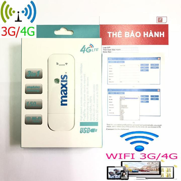 Mua (UY TÍN GIÁ RẺ) Cục phát wifi di động - Usb phát sóng wifi Maxis ...