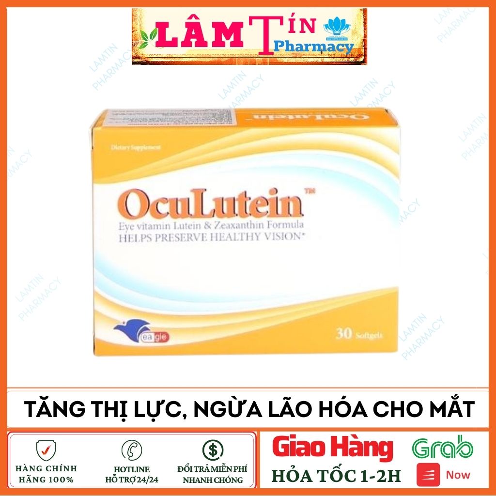 (Tặng Khẩu Trang 4L Chất Chính Hãng) Viên uống bổ mắt Oculutein - Cung ...