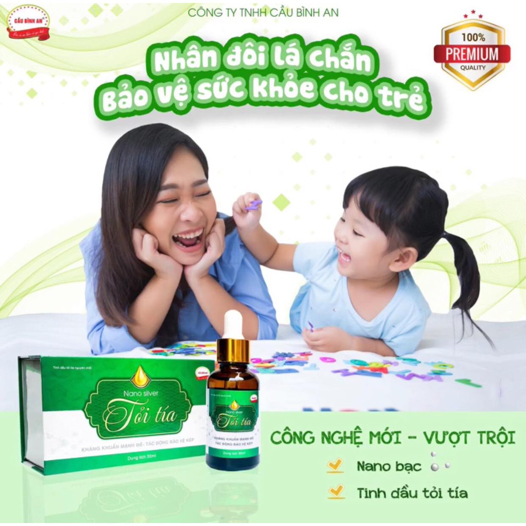 Tinh dầu tỏi tía Nano bạc Cầu Bình An 30ml (mẫu mới) Tăng sức đề kháng ...