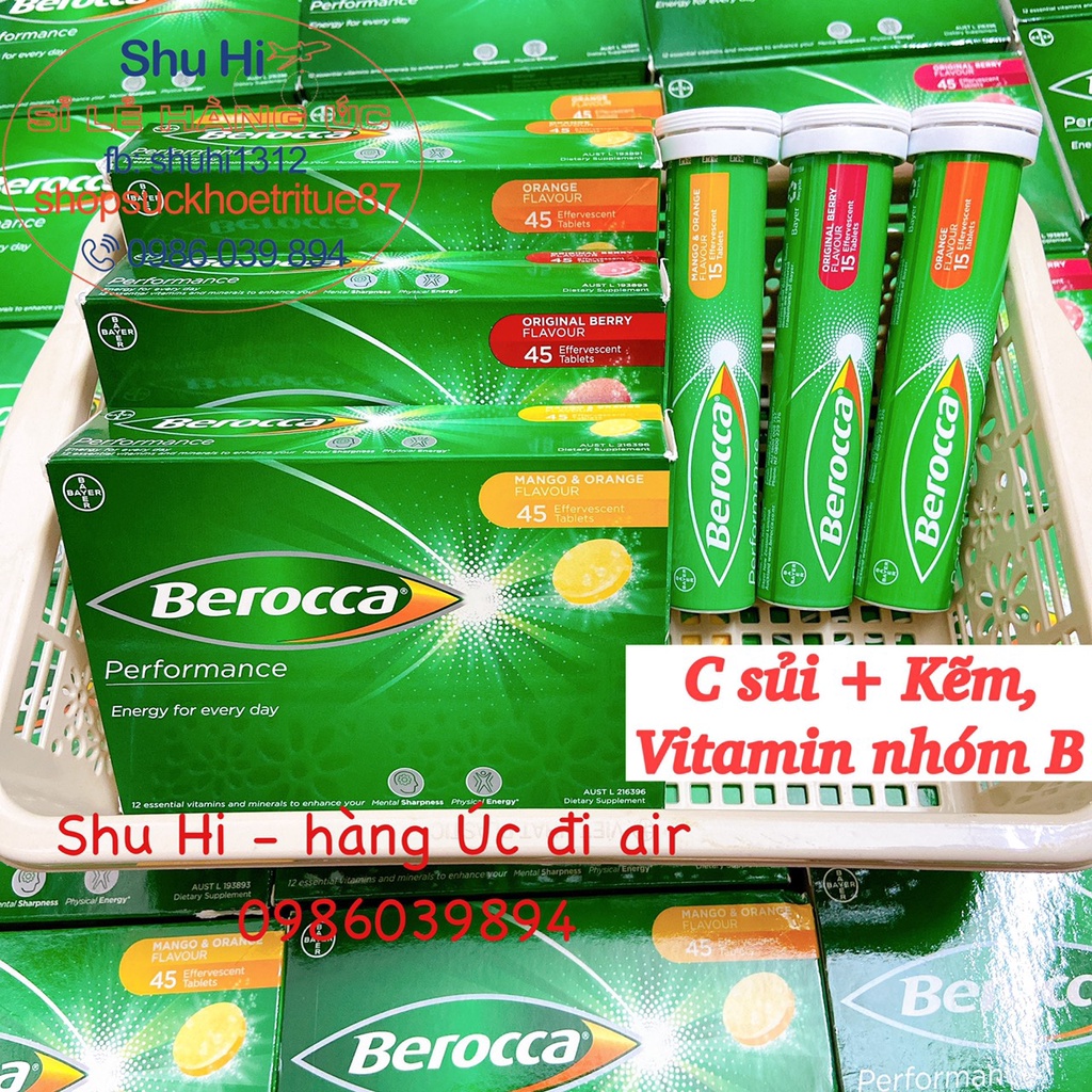 Berocca - Viên Sủi Chính Hãng, Giá Tốt, Đảm Bảo | Shopee Việt Nam
