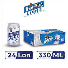 Mua Thùng 24 lon bia San Mig Light 330ml giá rẻ nhất | TecKi.Vn