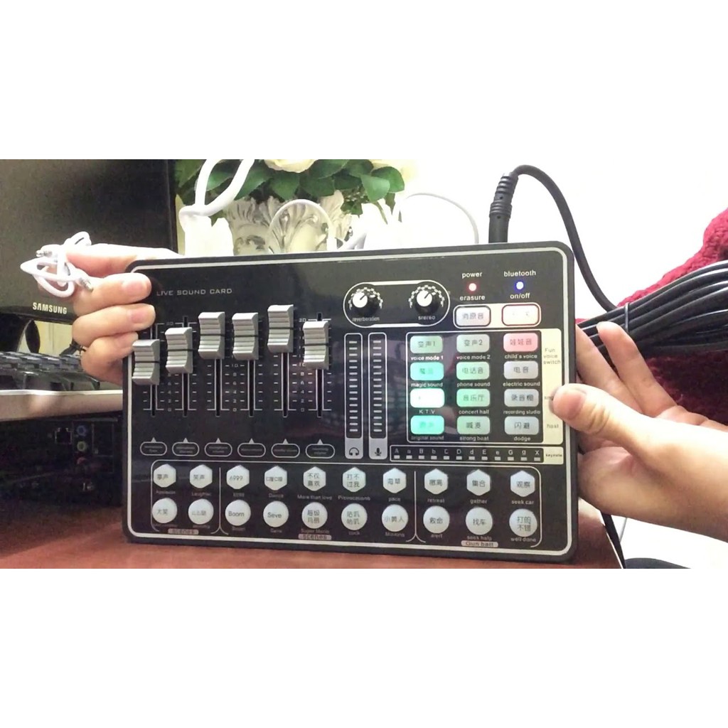 Mua Thiết bị thu âm livestream hát karaoke online sound card H9 Pro( K9 ...