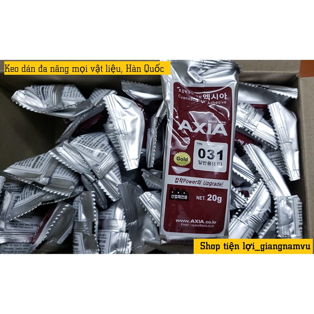 [Keo Hàn Quốc] Keo dán siêu dính, đa năng, khô nhanh, cao cấp Axia 031 ...
