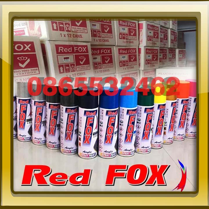 Mua thùng sơn redfox 12 chai, sơn xịt ô tô, xe máy dung tích 400ml - Nhập khẩu Thái Lan giá rẻ ...