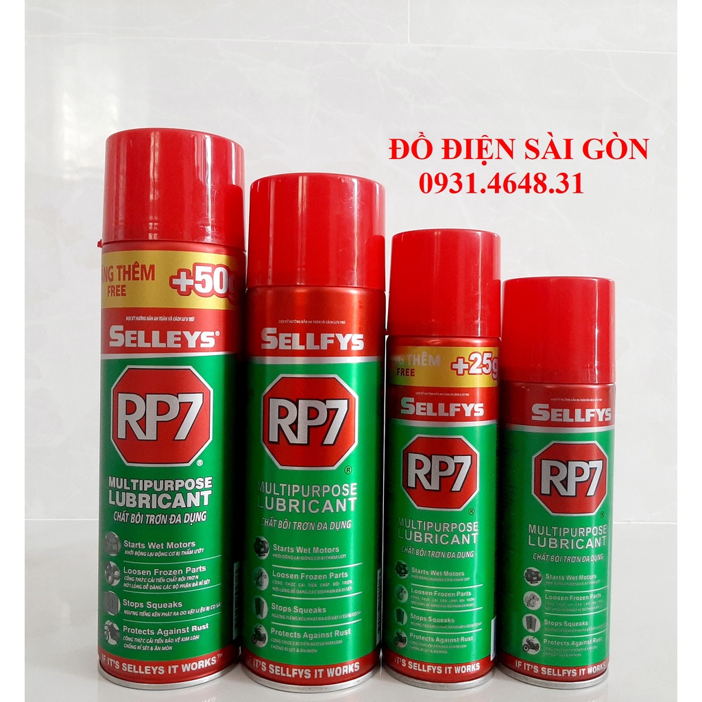 Mua (Loại 1) RP7 Chai Xịt Chống Rỉ Sét Cao Cấp Đủ Loại Rp7 150g, Rp7 ...