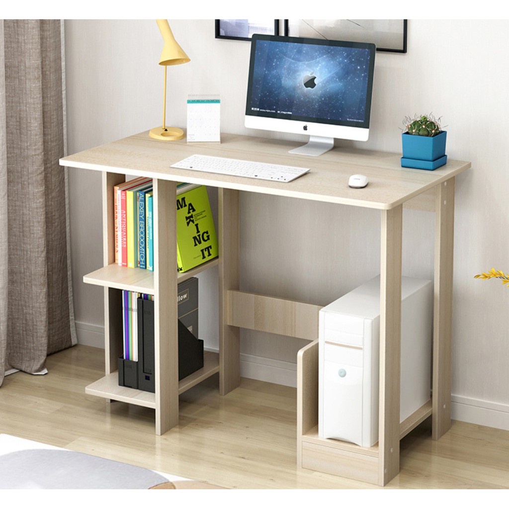 Mua Bàn Máy Tính ,Bàn Làm Việc Kết Hợp Kệ Sách Gỗ MDF 15mm chống Mọt Đa ...