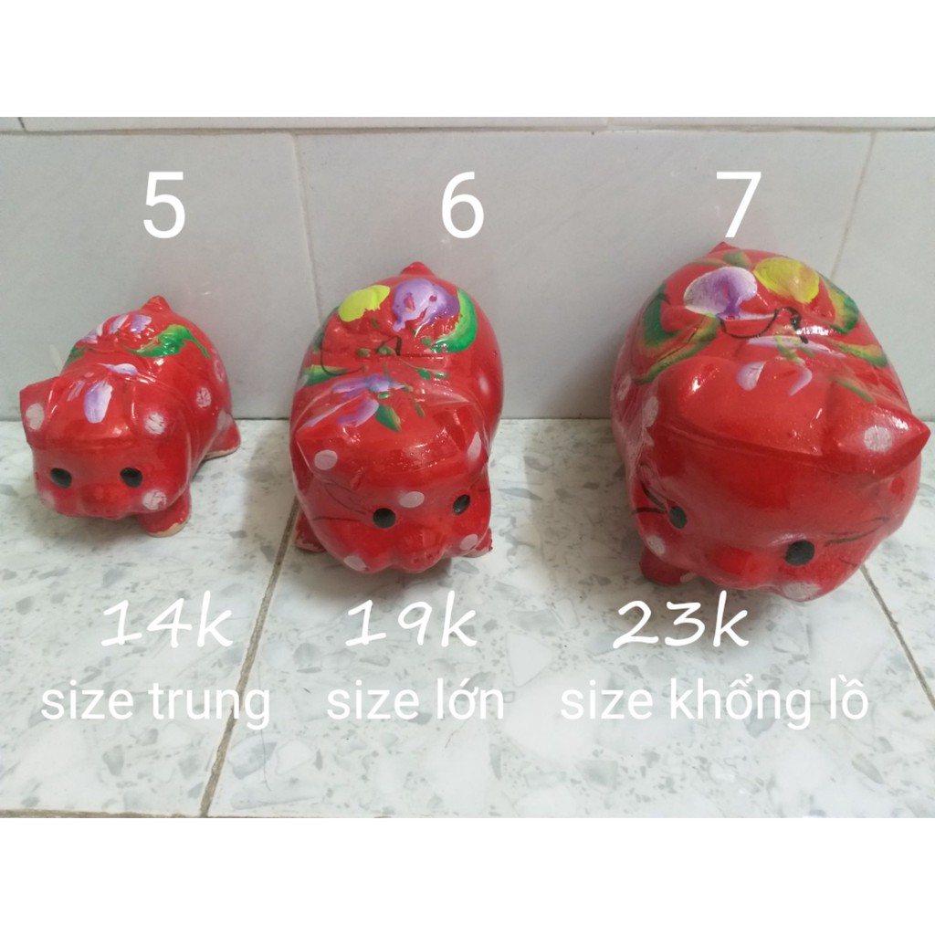 Heo đất truyền thống đủ size | Shopee Việt Nam