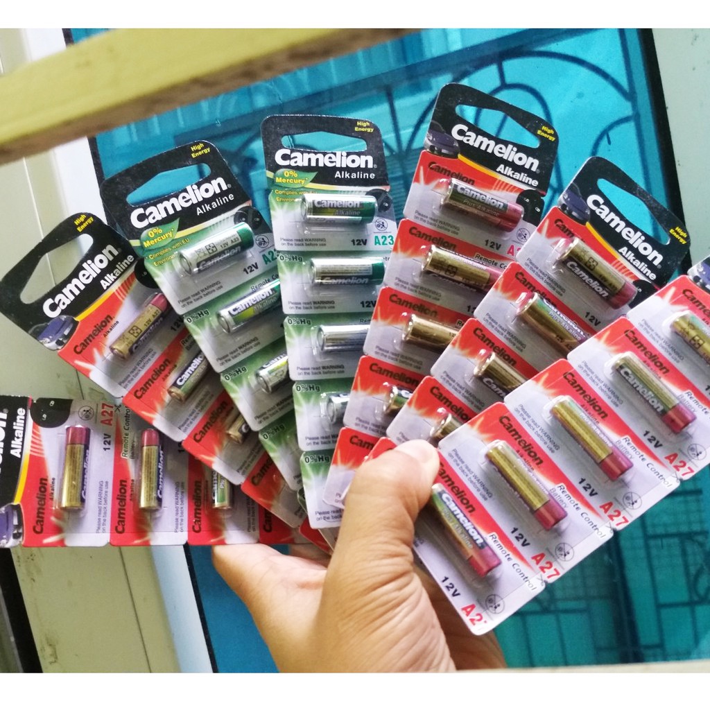 Mua Pin A23, A27 Alkaline Camelion 12V , Pin cửa cuốn, Pin điều khiển, Pin 12V ( 5 viên/ vỉ) giá ...