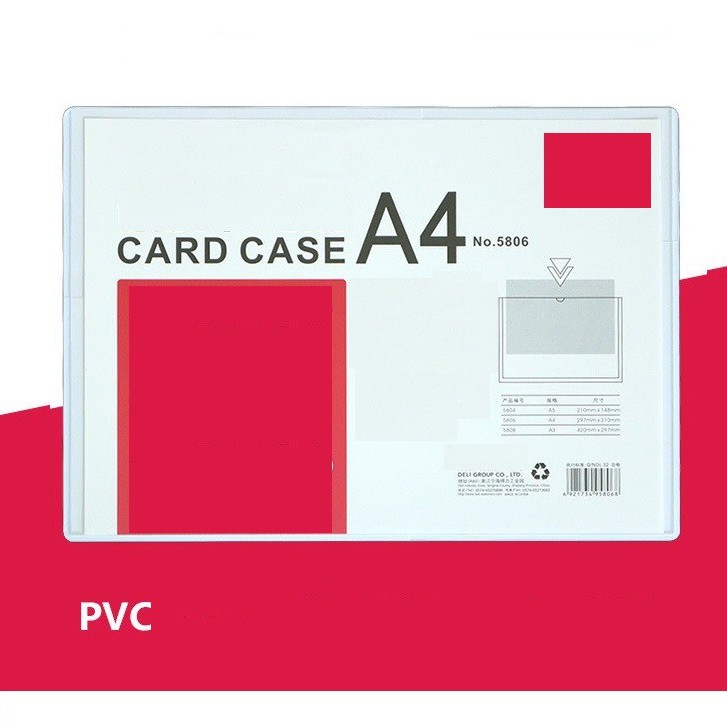 Bìa Nhựa Cứng - Card Case Deli 5806 | Shopee Việt Nam