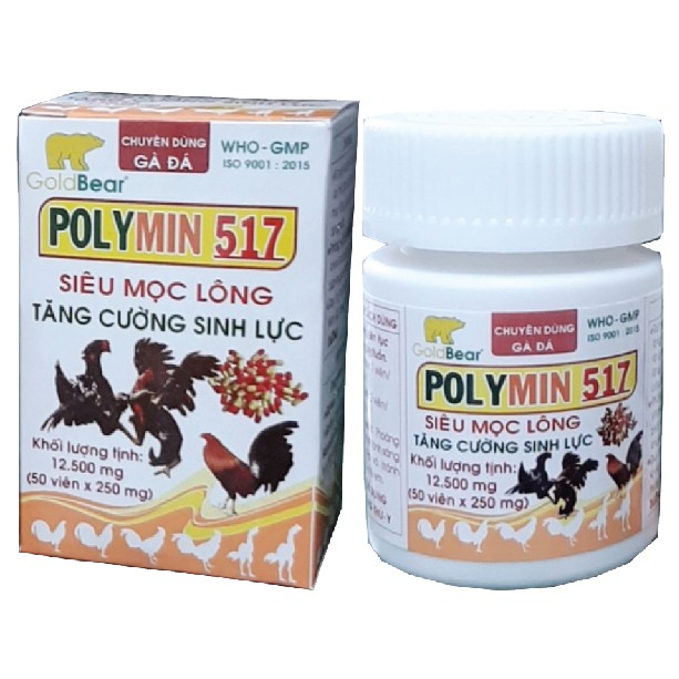 THUỐC THÚ Y POLYMIN 517 (HỘP 50 VIÊN) | Shopee Việt Nam