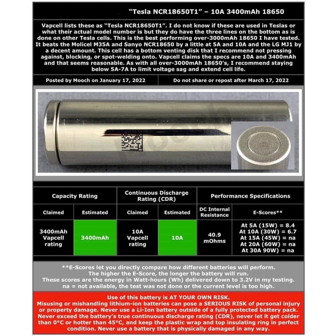 Tesla 18650 giá rẻ Tháng 5,2023|BigGo Việt Nam
