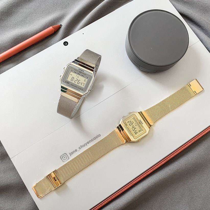 Đồng hồ nam nữ chính hãng Casio A700 siêu mỏng | Shopee Việt Nam