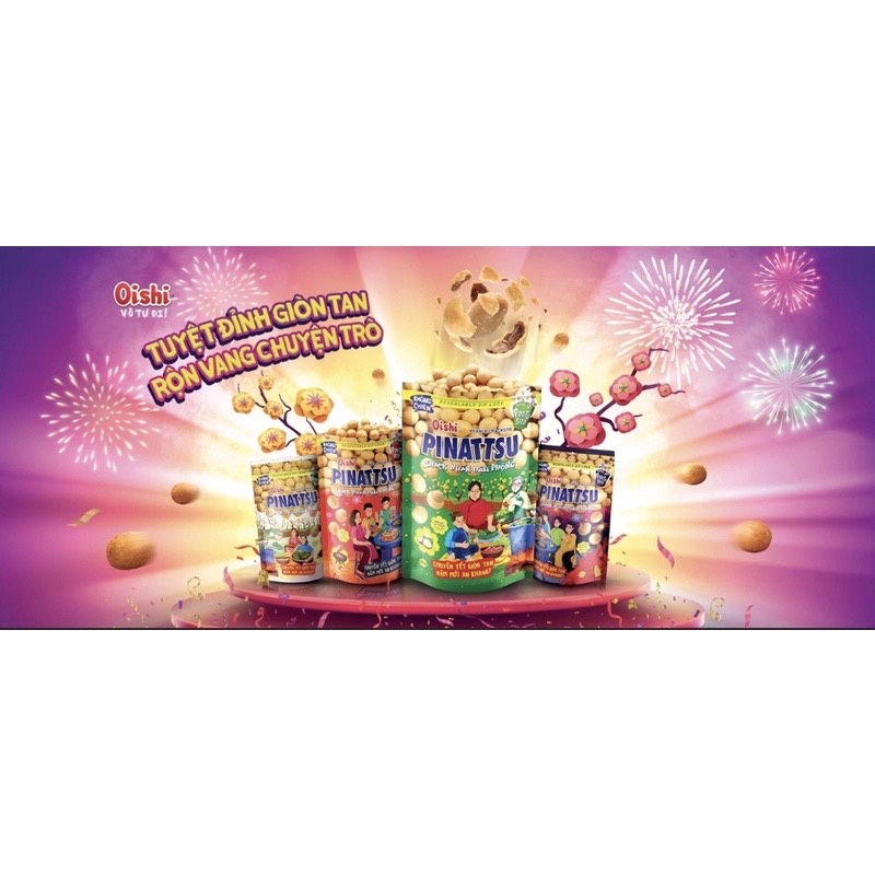 Snack đậu phộng Oishi Pinattsu 95g | Shopee Việt Nam