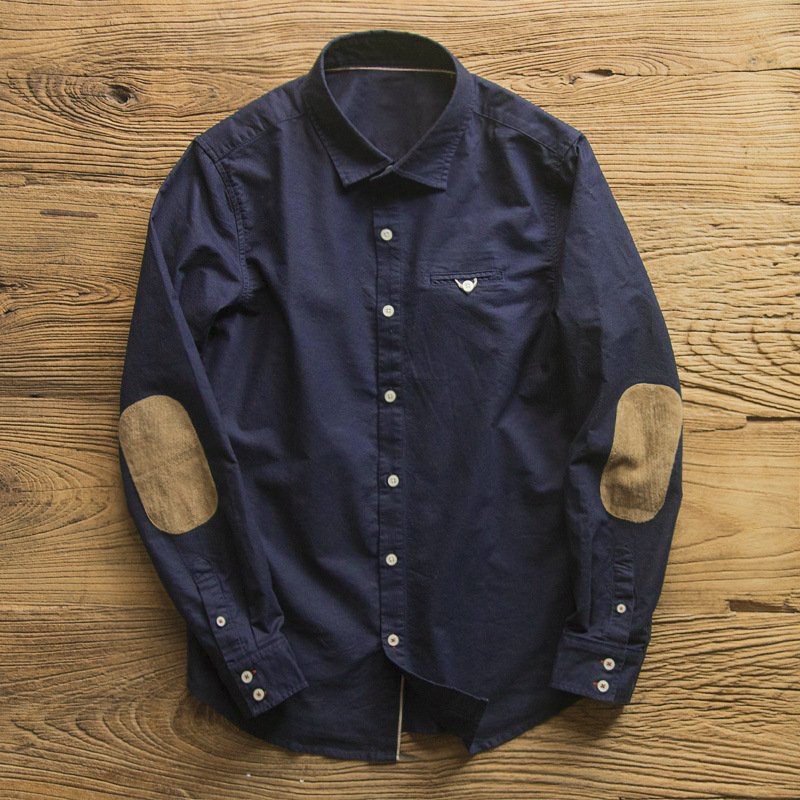 Mua Sơ Mi Nam phối tay N01,Áo nam ,áo sơ mi vải thô basic classical cực ...
