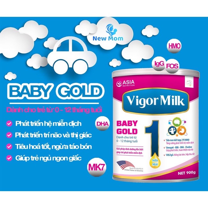 Sữa Bột Vigor Milk BABY GOLD Hộp 900g | Shopee Việt Nam