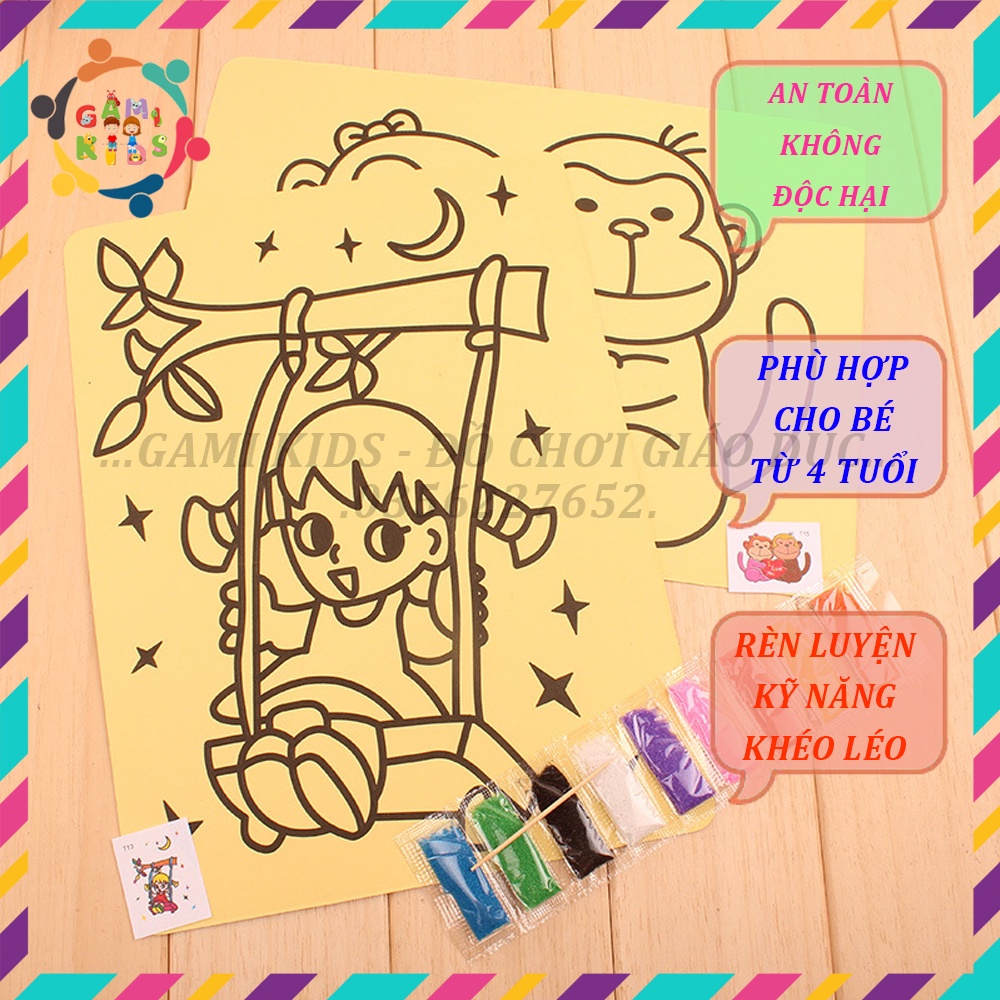 Mua Tranh cát mini cho bé thỏa sức sáng tạo nhiều chủ đề( đã bao gồm ...