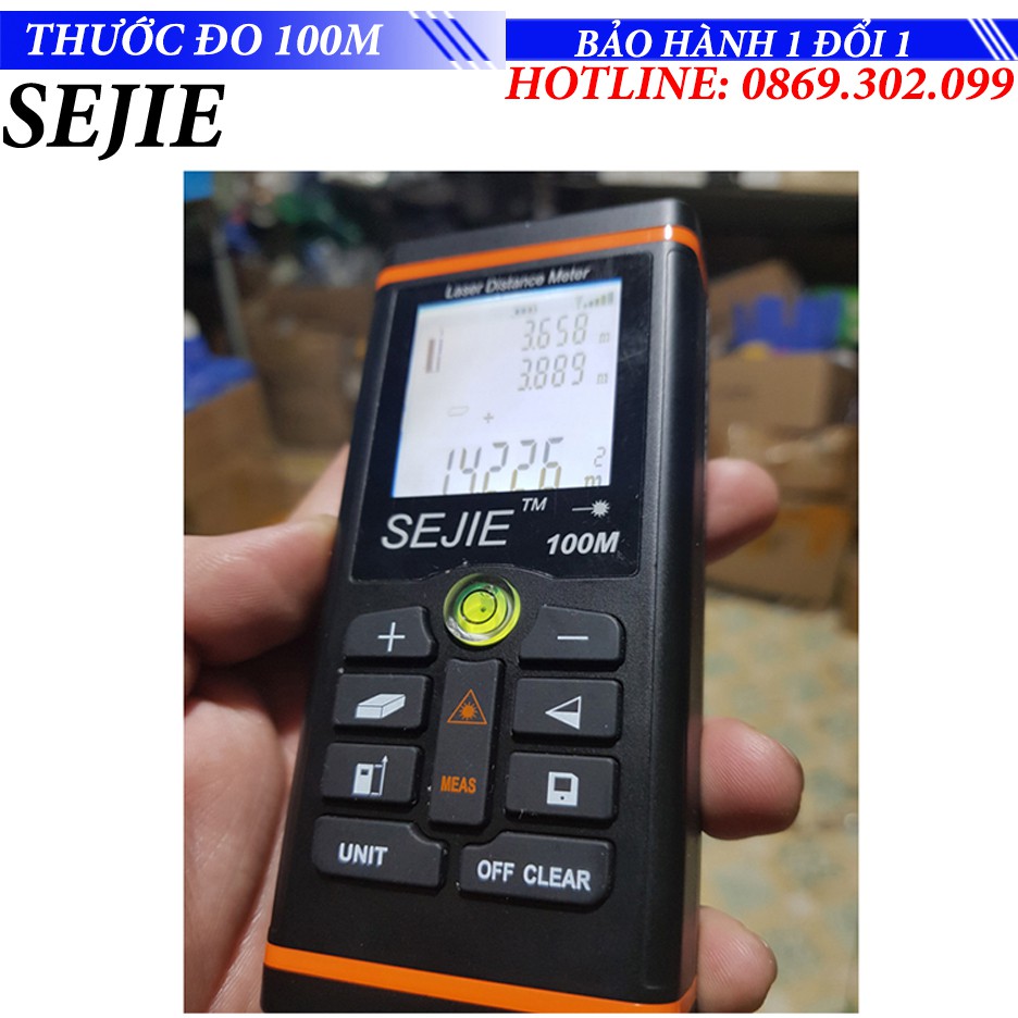 Thước đo khoảng cách Laser 100m SEJIE | Shopee Việt Nam