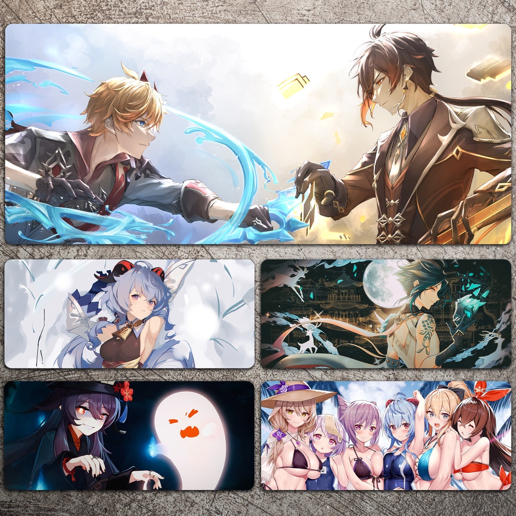 Yuanshen Mouse Pad Game Peripheral Keli Carving Ching Qing Zhong Li Gan ...