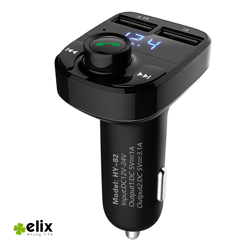 Tẩu Sạc Oto HUYNDAI HY87 Cao cấp - Nghe Nhạc MP3, 2 cổng USB | Shopee ...