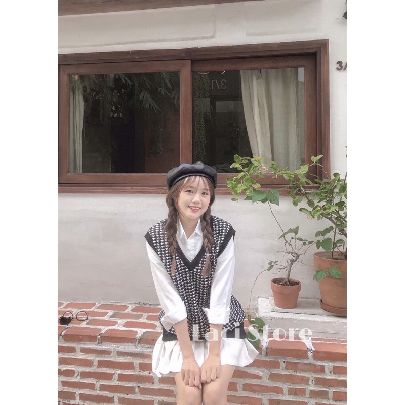 SET GILE KÈM ÁO SƠ MI TRẮNG | Shopee Việt Nam